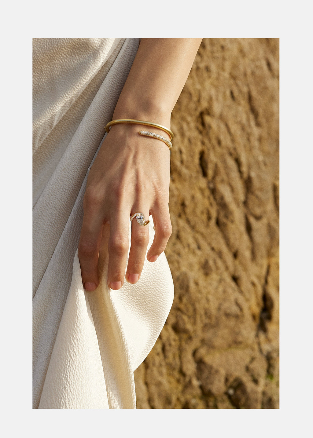 Diamond Trace Cloud Pavé Ring – KATKIM