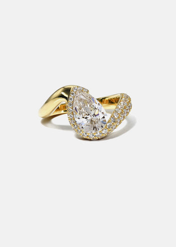 Diamond Trace Cloud Pavé Ring