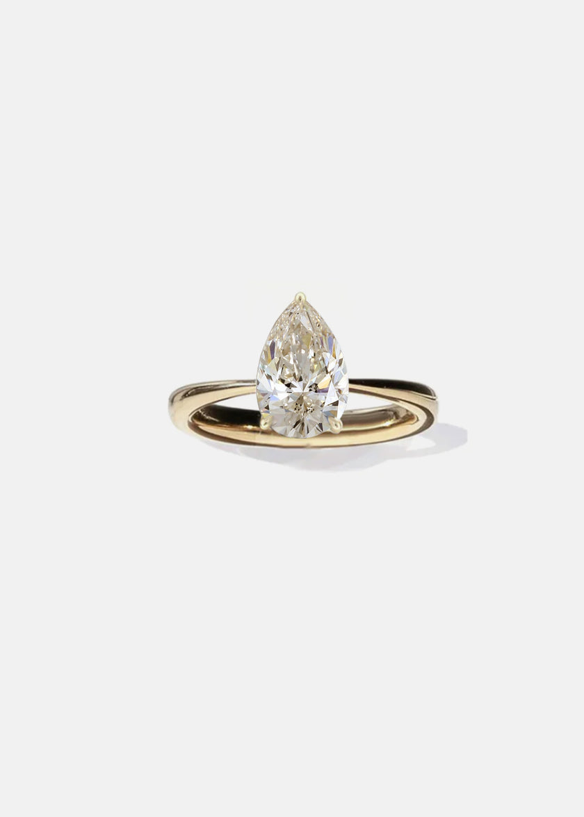 Éternal Pear Diamond Ring – KATKIM