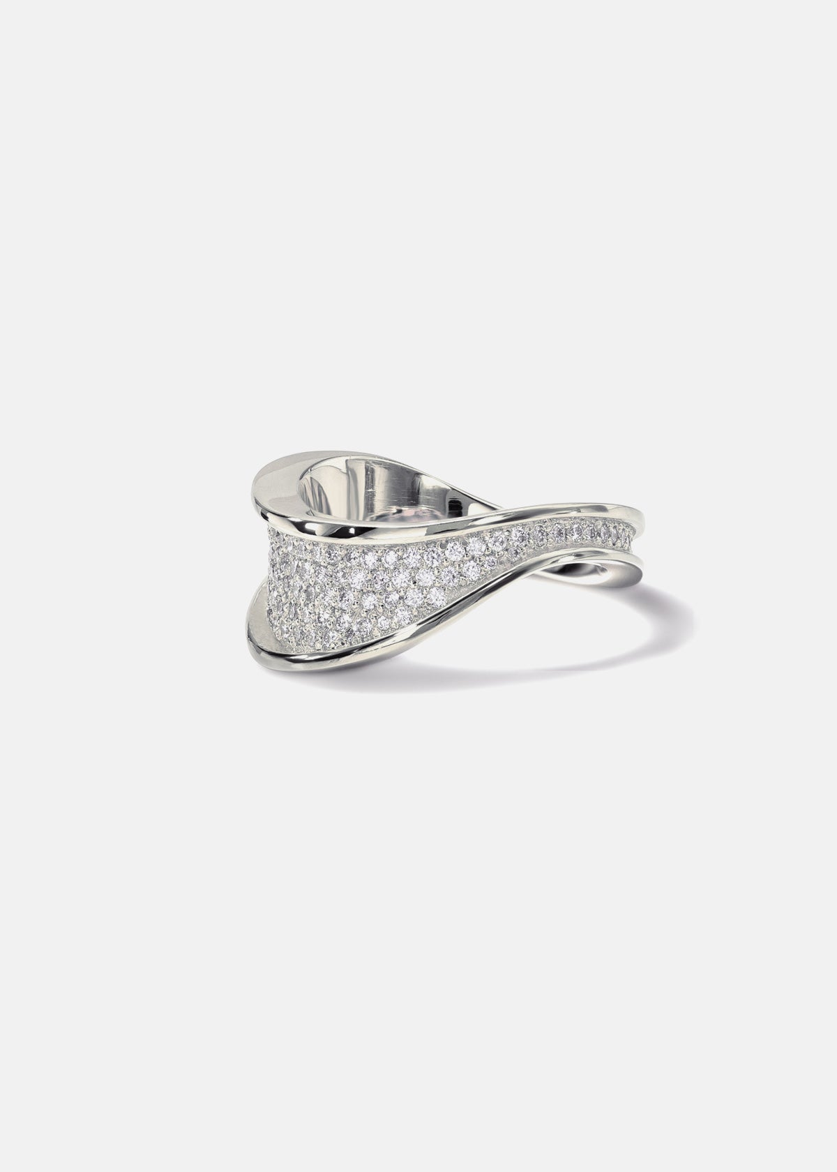 Grande Trace Pavé Ring