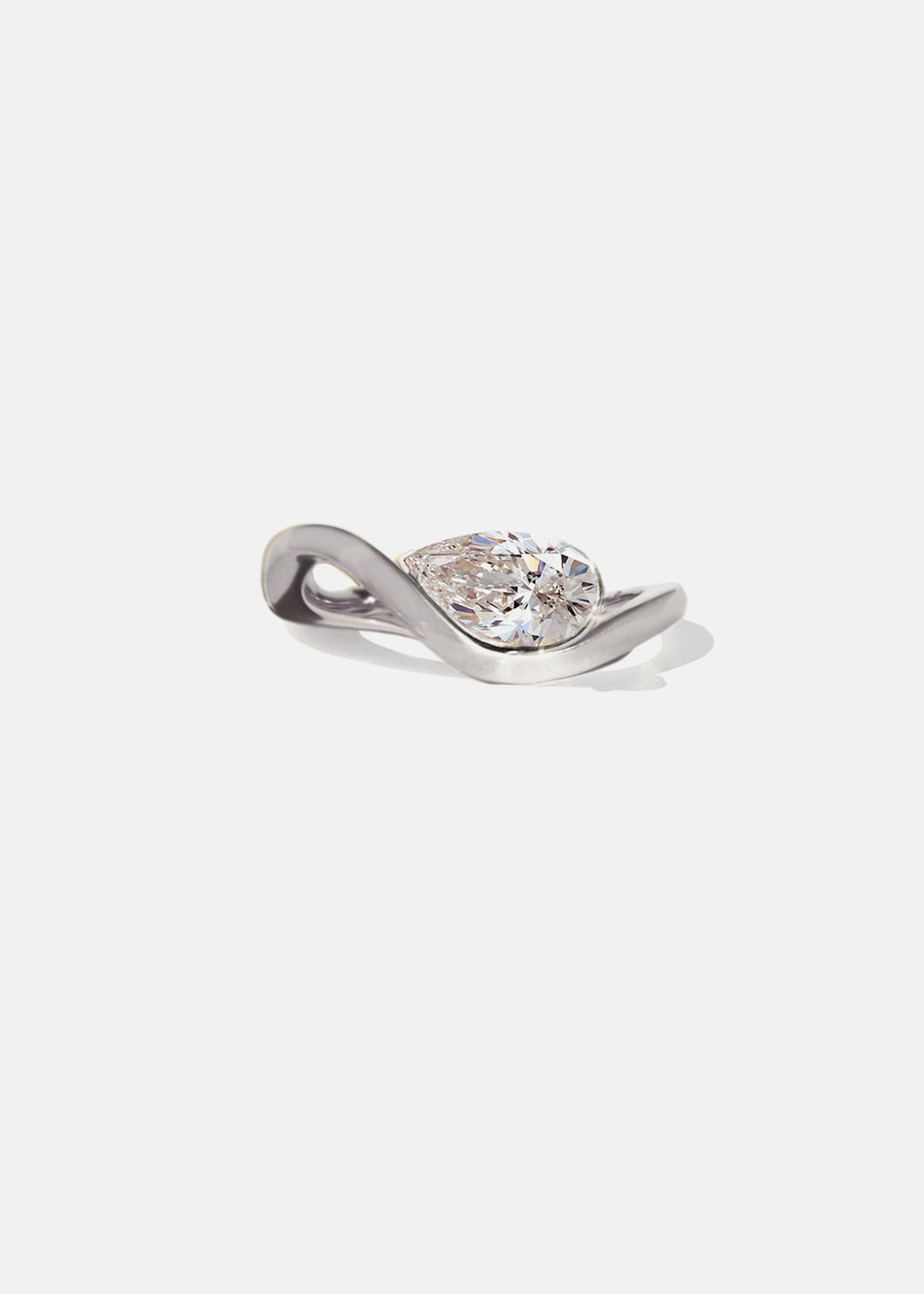 Mini Pear Diamond Trace Ring – KATKIM