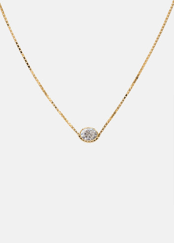 Oval Diamond Trace Necklace