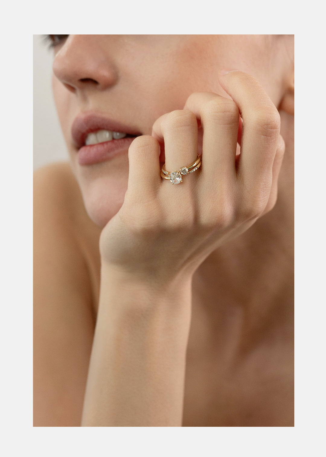 Brilliant Crescendo Ring