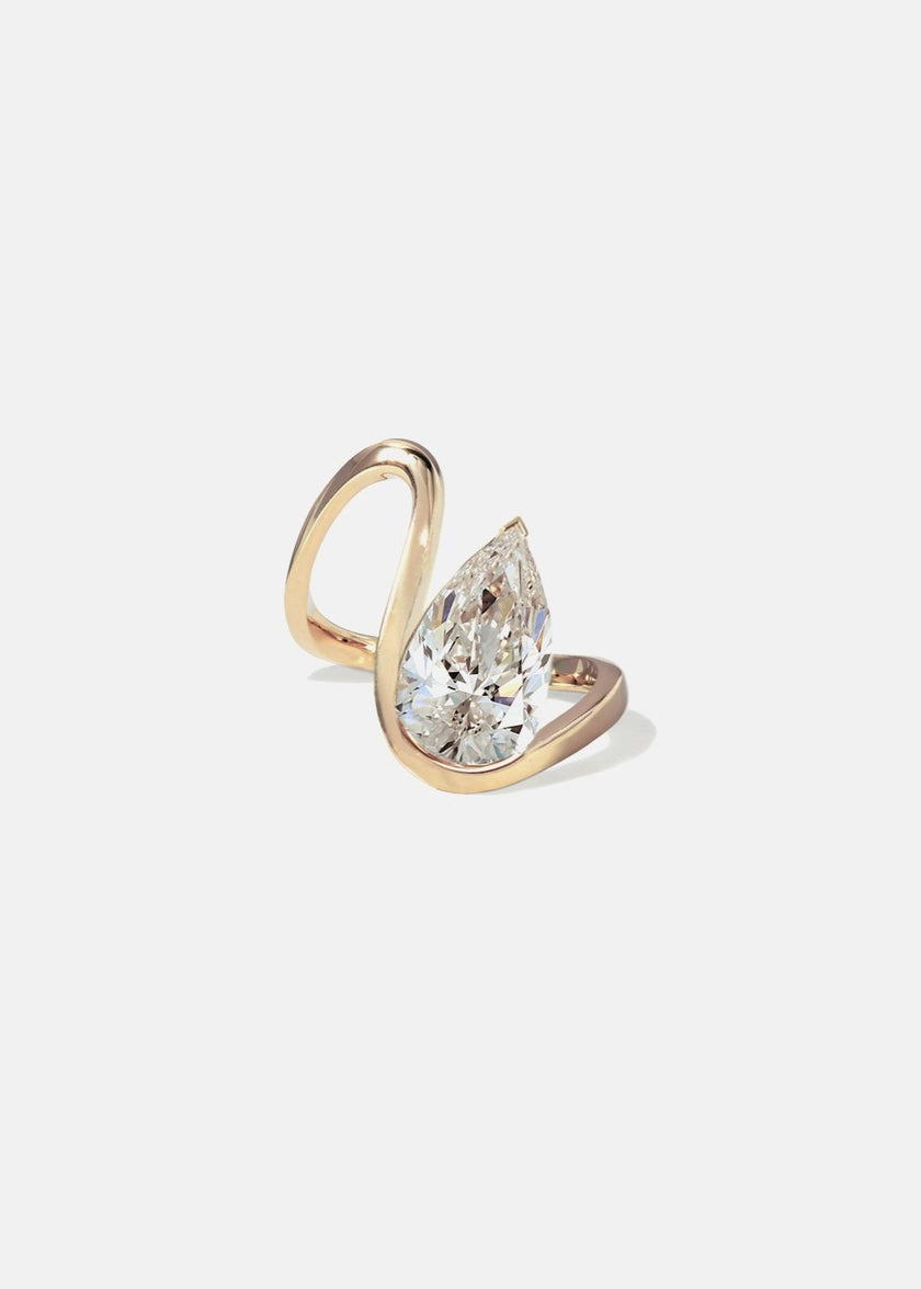 Floating Diamond Trace Ring – KATKIM