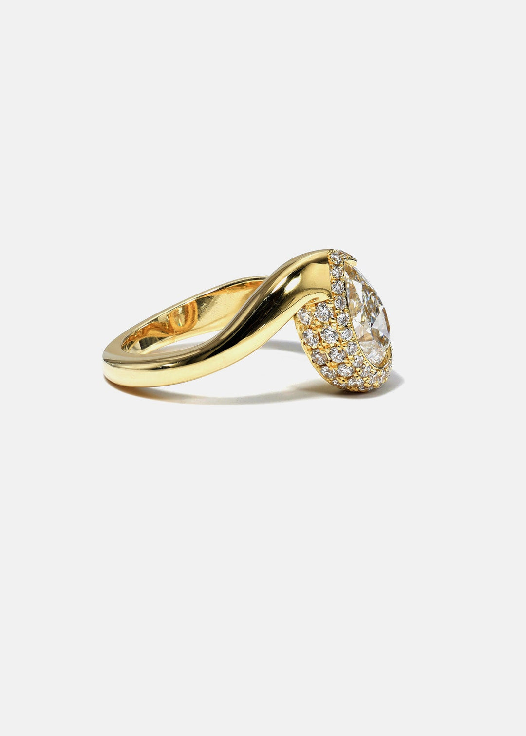 Diamond Trace Cloud Pavé Ring – KATKIM