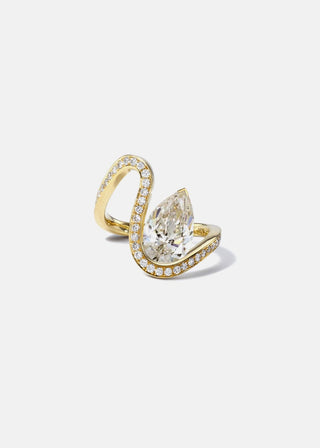 Floating Diamond Trace Pavé Ring – KATKIM