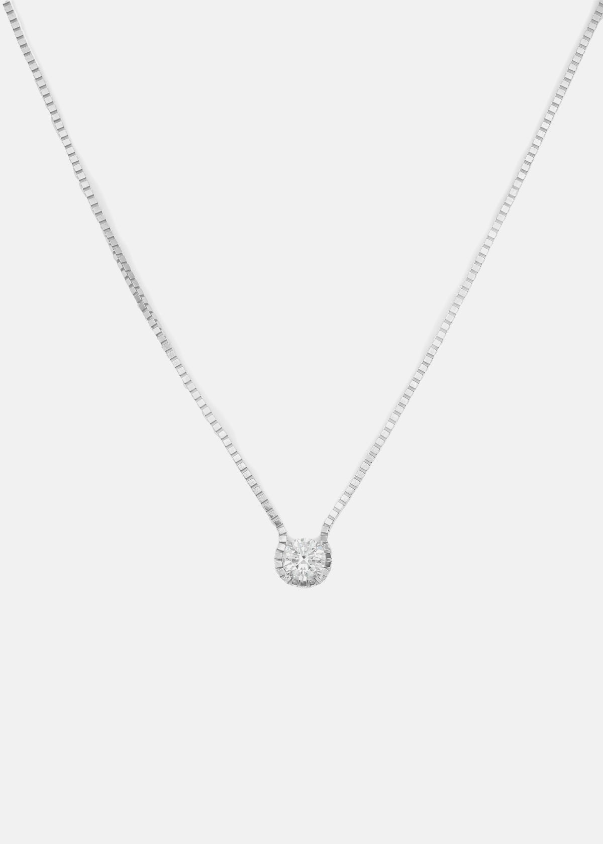 Brilliant Diamond Trace Necklace