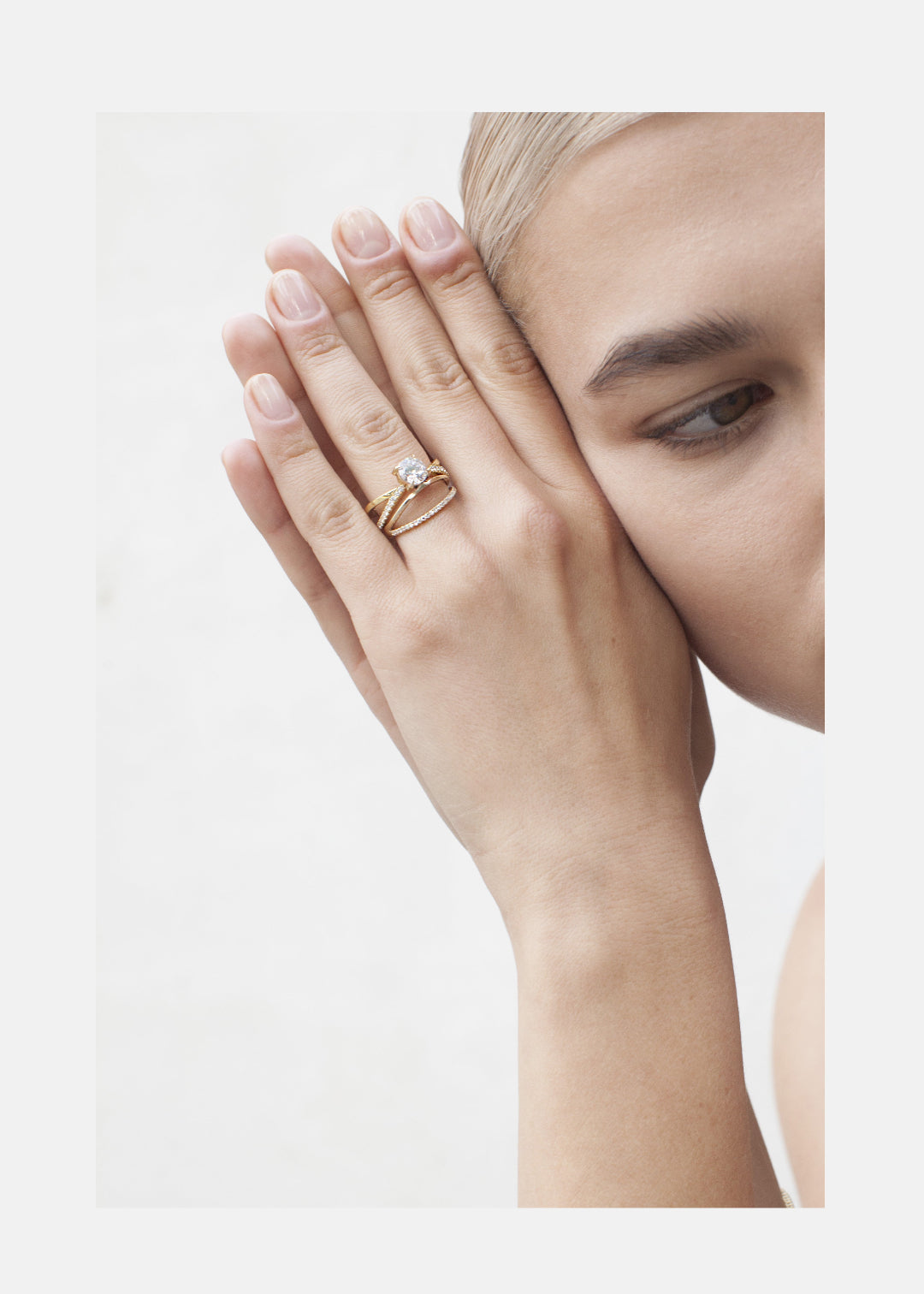 Diamond Sunset Pavé Ring – KATKIM